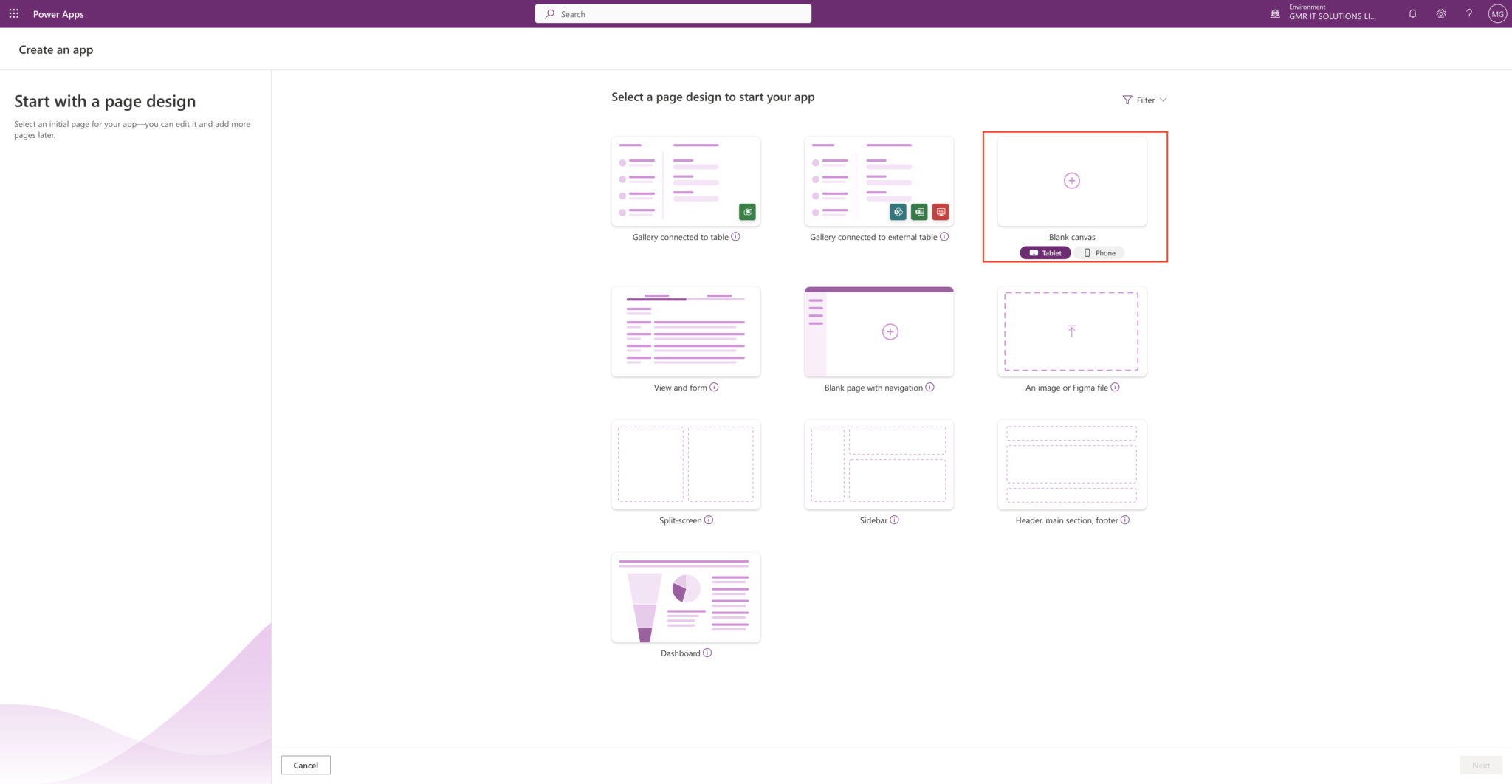 How to create Canvas App from Scratch on Maker Portal – uk365guy ...