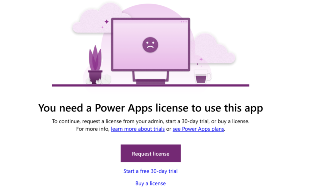 {How to request } Power Apps License from Organisation Admins ...
