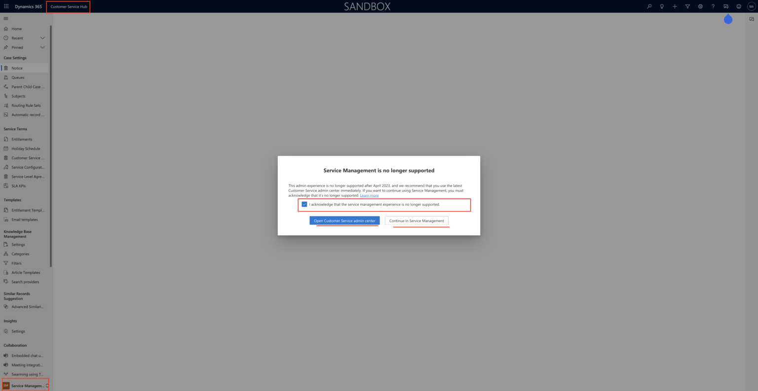 {How to } enable and open Customer Service admin center on Dynamics 365 ...